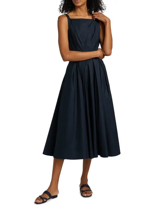REFORMATION Jovana Stretch-cotton Sleeveless Midi-dress