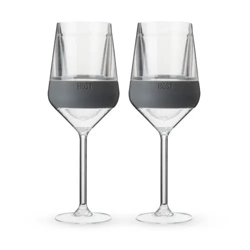 HOST Stemmed Wine Freeze Cooling Cup Set Of 2