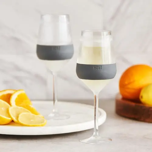 HOST Stemmed Wine Freeze Cooling Cup Set Of 2