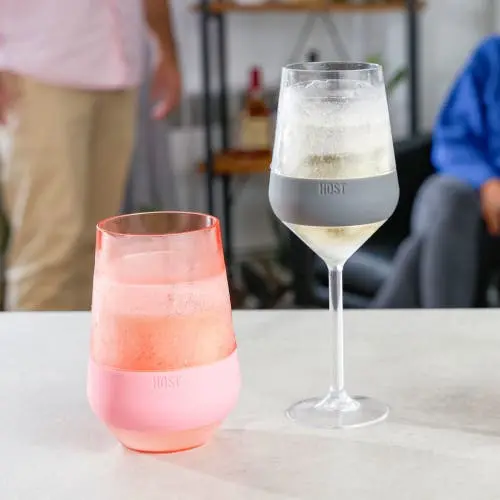 HOST Stemmed Wine Freeze Cooling Cup Set Of 2