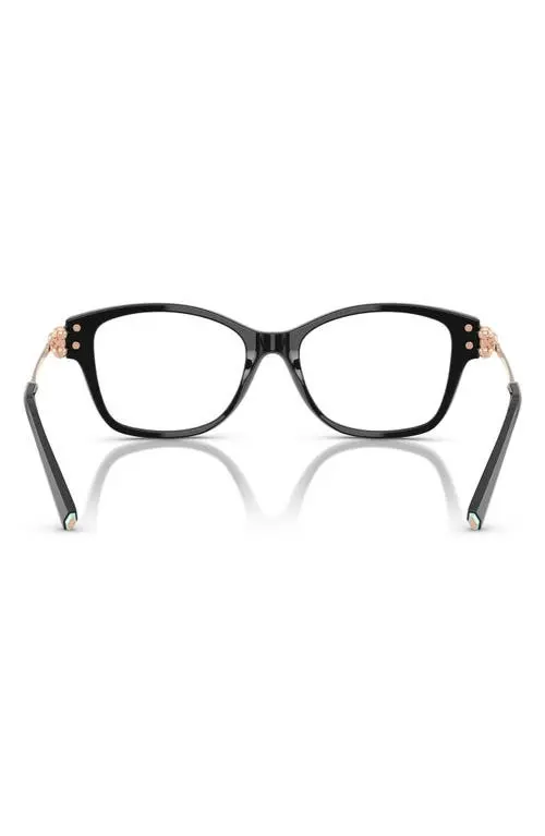 Tiffany & Co. 53mm Butterfly Optical Glasses - Black /demo Lens
