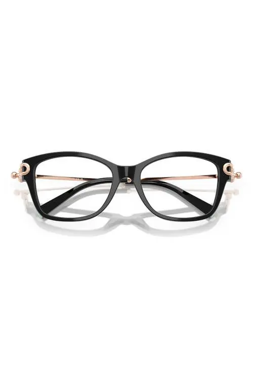 Tiffany & Co. 53mm Butterfly Optical Glasses - Black /demo Lens