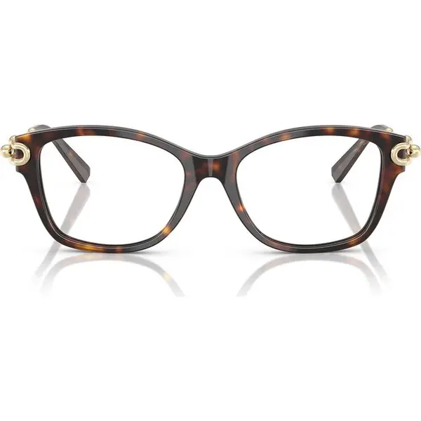 Tiffany & Co. 53mm Butterfly Optical Glasses - Havana /demo Lens
