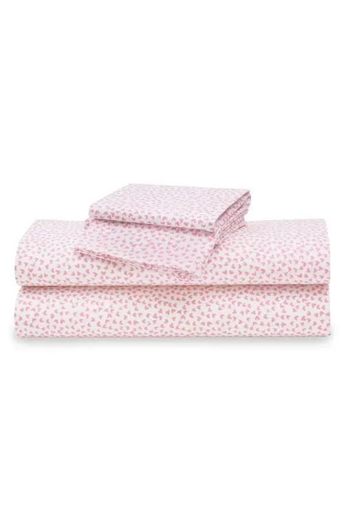 PETITE PLUME Signature Collection Sweethearts Sheet Set - Pink