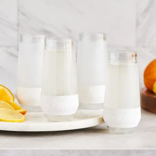 HOST Champagne Freeze Cooling Cup Set Of 4