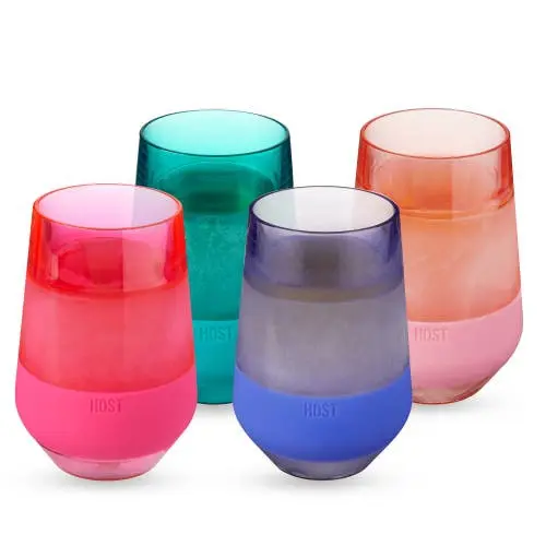 HOST Wine Freeze Xl Cooling Cup Set Of 4 - Tinted
