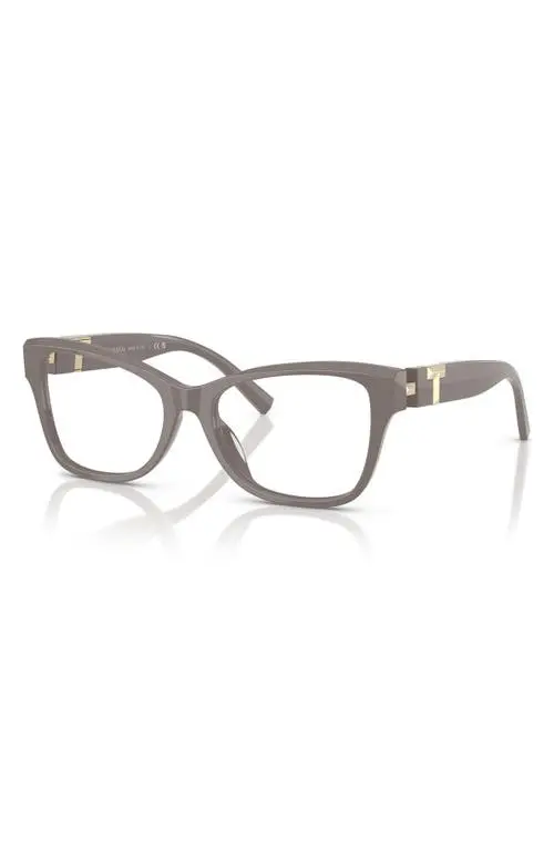 Tiffany & Co. 54mm Butterfly Eyeglasses - Chocolate Truffle / Demo Lens
