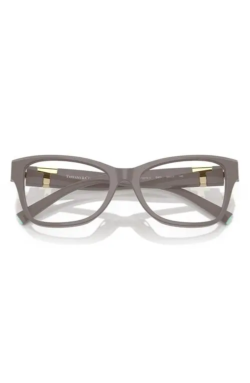 Tiffany & Co. 54mm Butterfly Eyeglasses - Chocolate Truffle / Demo Lens