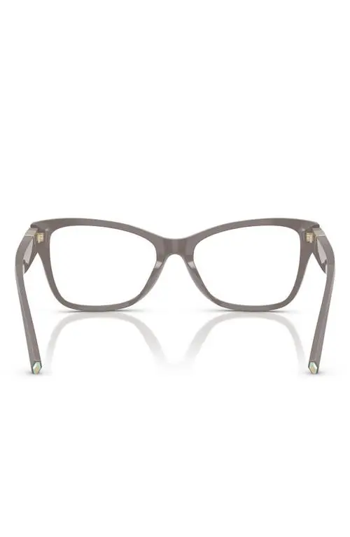 Tiffany & Co. 54mm Butterfly Eyeglasses - Chocolate Truffle / Demo Lens