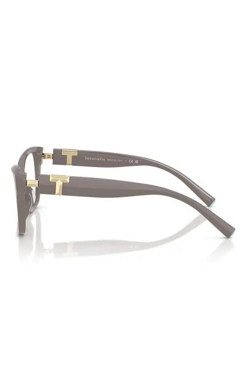 Tiffany & Co. 54mm Butterfly Eyeglasses - Chocolate Truffle / Demo Lens