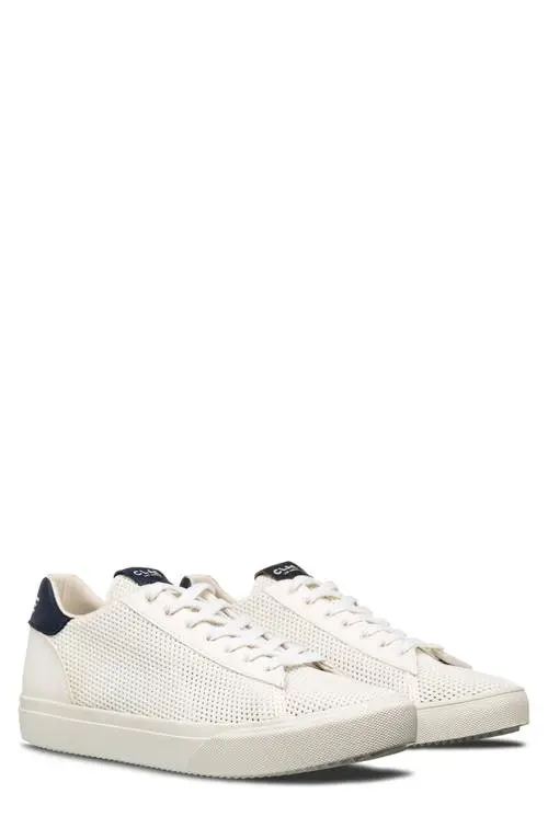 Clae Bradley Knit Low Top Sneakers - White Navy Cactus