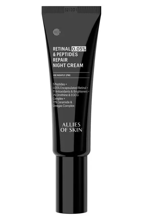 ALLIES OF SKIN Retinal 0.05% Peptides & Antioxidants Advanced Firming Daily Treatment - No Color