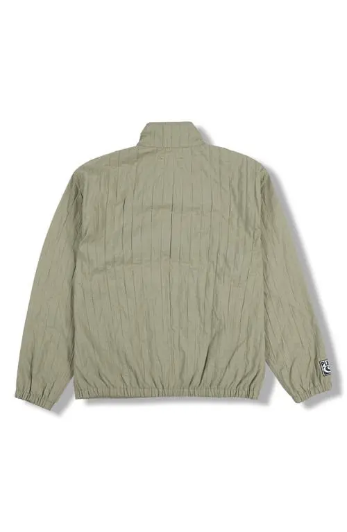 PLEASURES Rescue Pleated Track Jacket