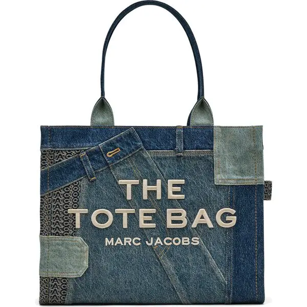 Marc Jacobs Large Denim Tote Bag