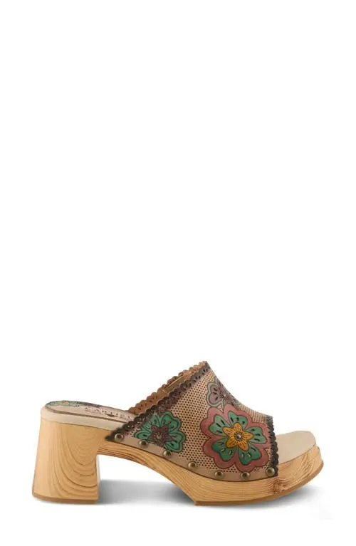 SPRING STEP SHOES Retrostar Platform Slide Sandal