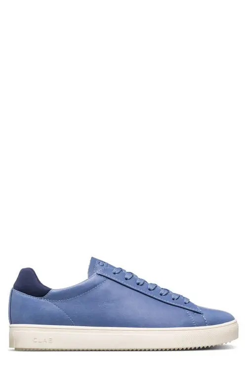 Clae Bradley Low Top Sneaker - Blue Shadow Leather