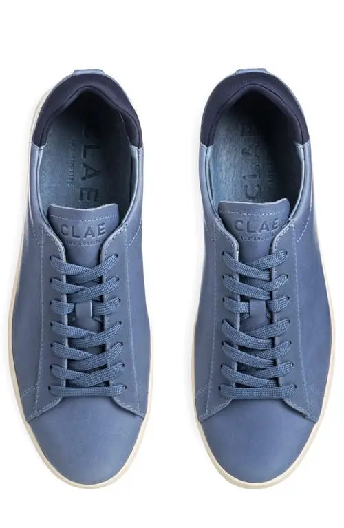 Clae Bradley Low Top Sneaker - Blue Shadow Leather