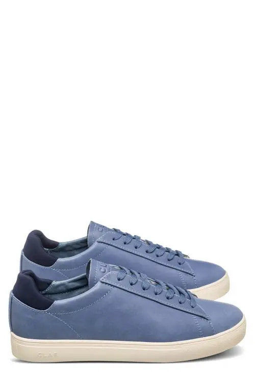 Clae Bradley Low Top Sneaker - Blue Shadow Leather