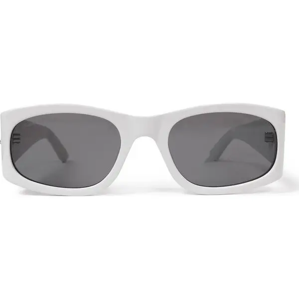 PLEASURES X Akila Eazy 55mm Rectangular Sunglasses - Moon Rock