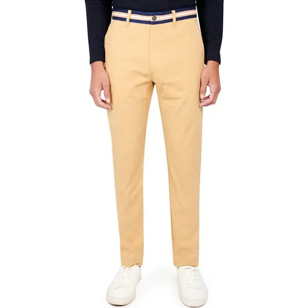 CON.STRUCT Slim Fit Cotton Stretch Pants - Tan