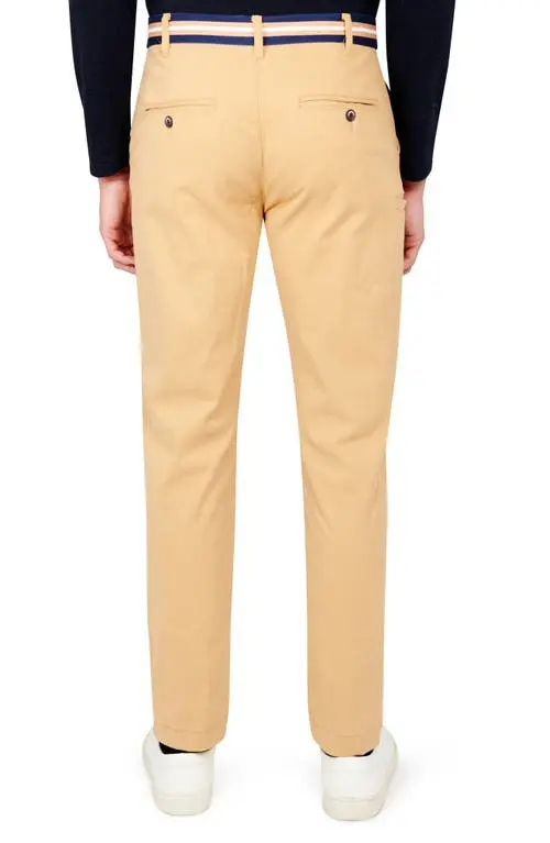 CON.STRUCT Slim Fit Cotton Stretch Pants - Tan