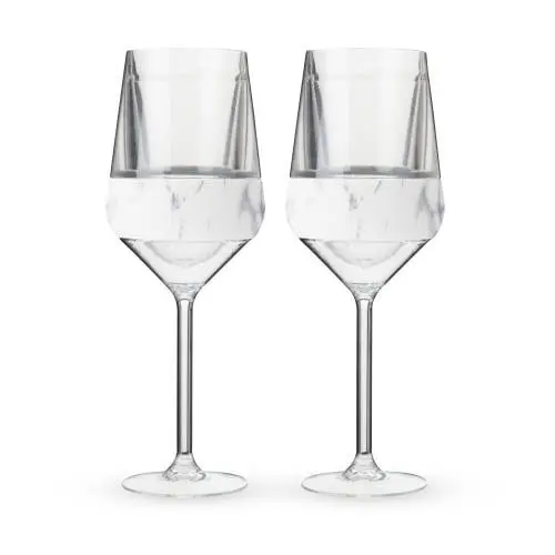 HOST Stemmed Wine Freeze Cooling Cup Set Of 2