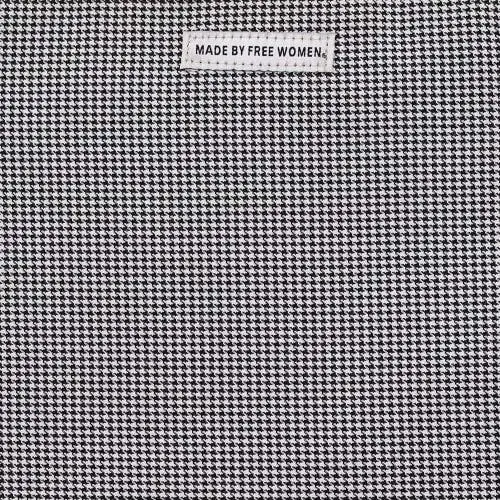 MADE FREE Houndstooth Print Day Tote