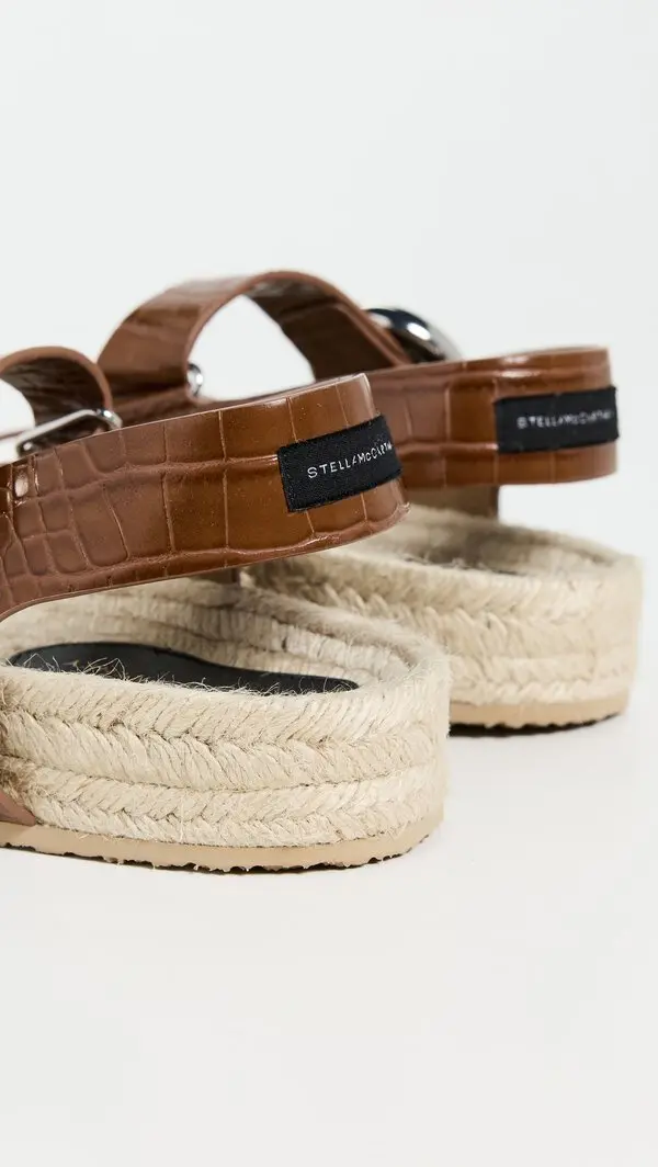 Stella McCartney Gaia Cocco Alt Reptile Sandals