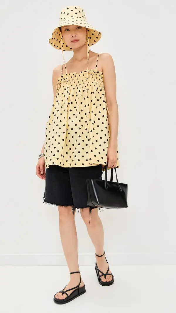 knee length dresses for ladies Afends Womens Lilo Hemp Strapless Dress main image 0