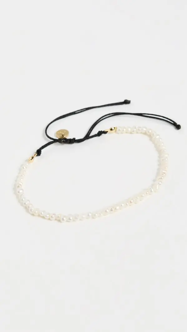 Maison Irem Pearl Anklet