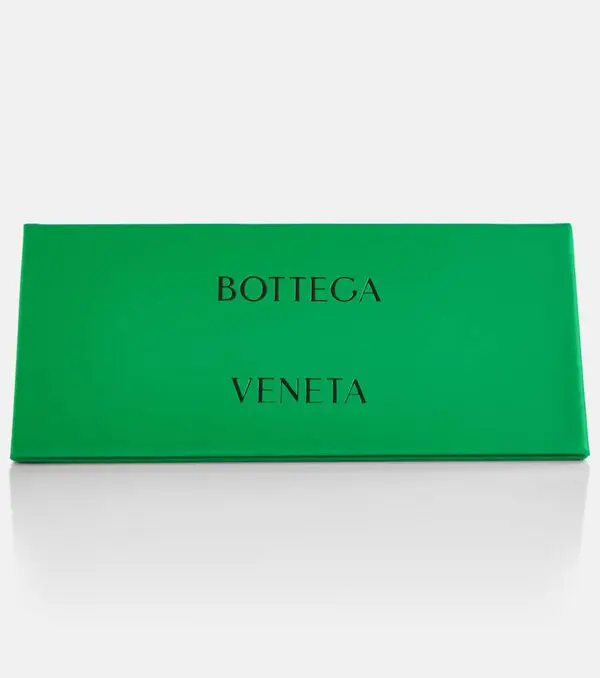 Bottega Veneta Sardine Oval Sunglasses - Silver