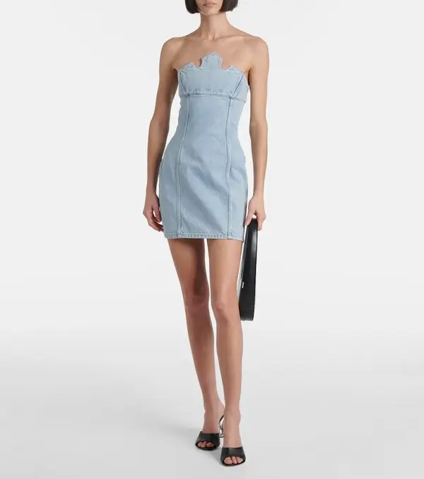 Coperni X Disney® Denim Bustier Dress