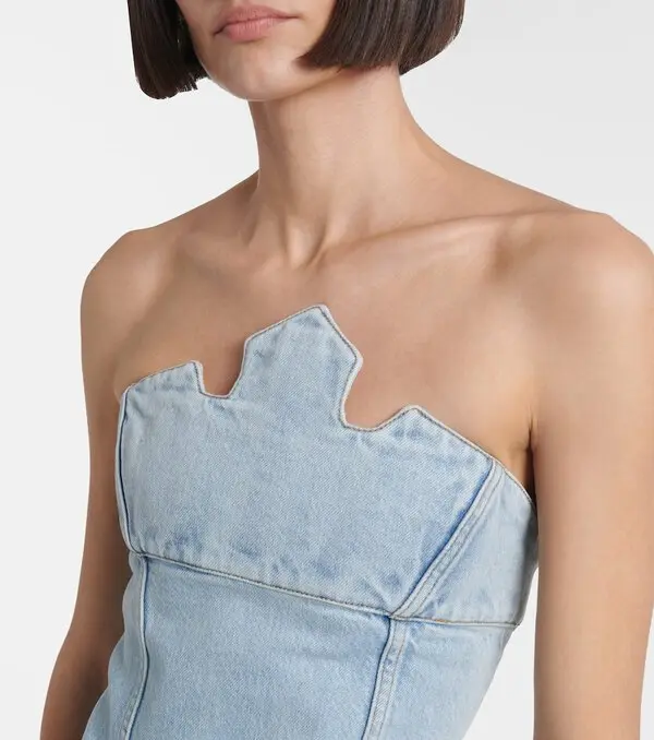 Coperni X Disney® Denim Bustier Dress