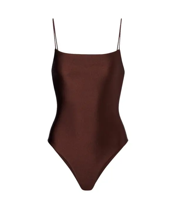 Jade Swim Layla One Piece Swimsuit - Brown