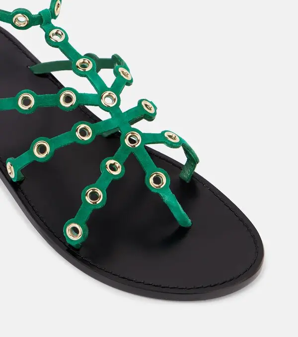Emilio Pucci Emilio Suede Sandals - Green