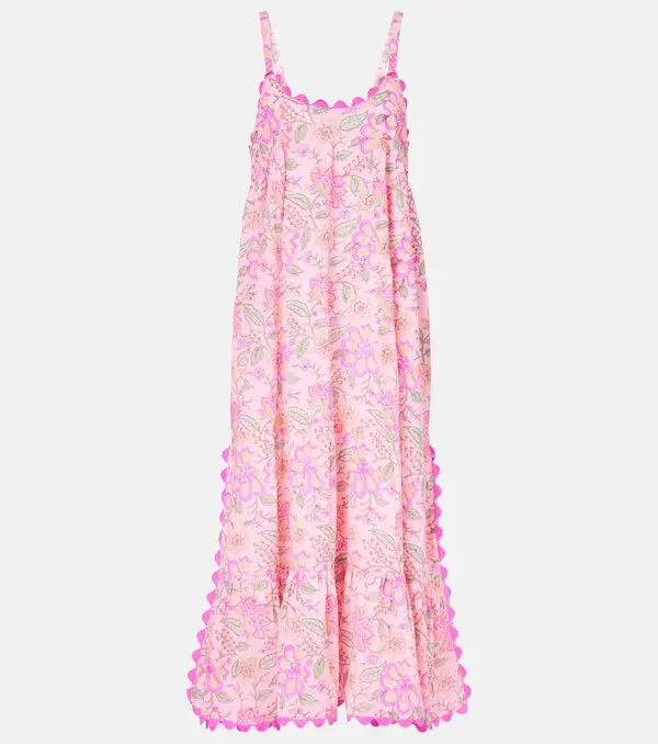 JULIET DUNN Floral Printed Maxi Dress