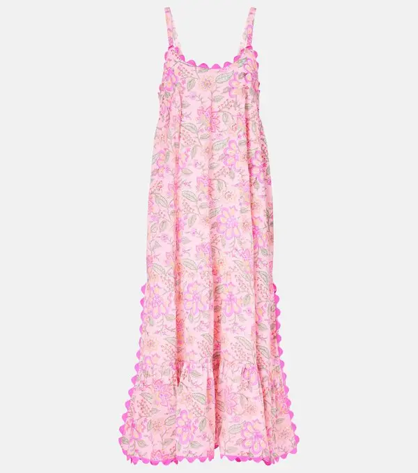 JULIET DUNN Floral Printed Maxi Dress - Multicoloured