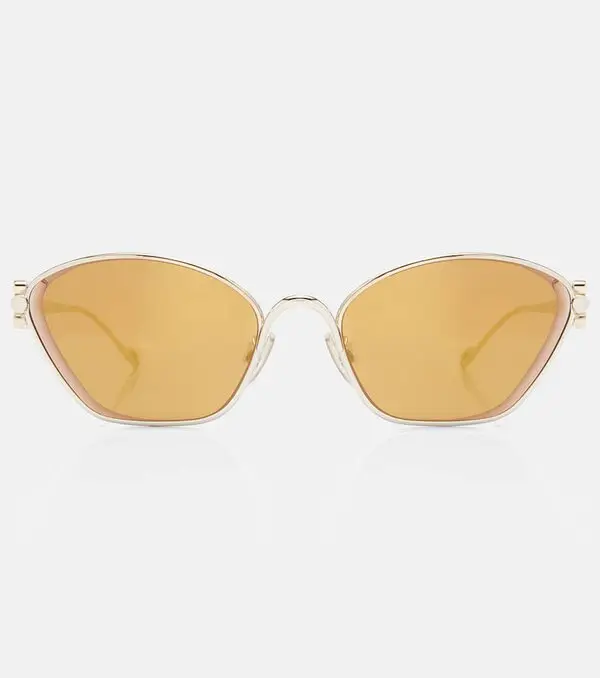 Loewe Anagram Cat-eye Sunglasses - Gold