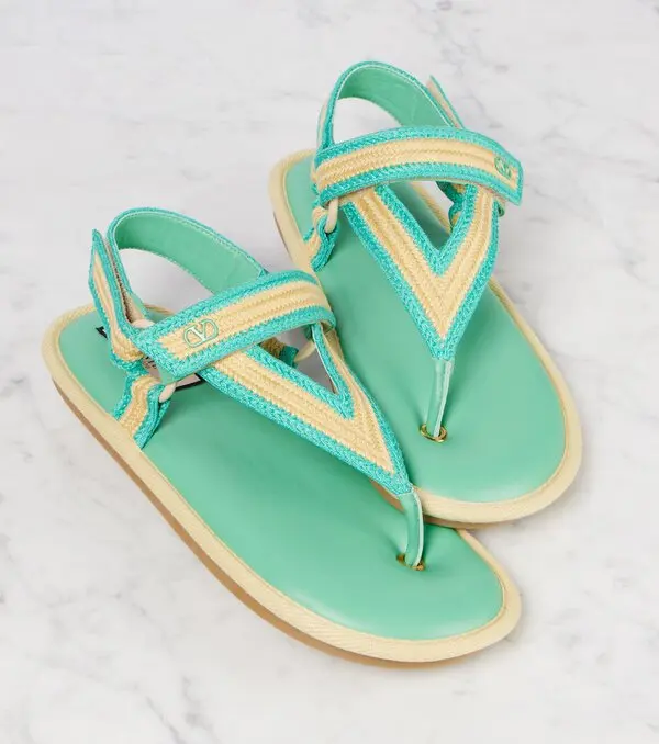 Valentino Garavani Lake Powell Crochet Sandals