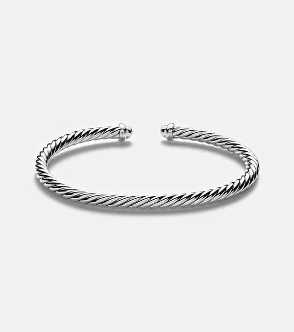 David Yurman Cable Flex® Sterling And 14kt Gold Cuff Bracelet