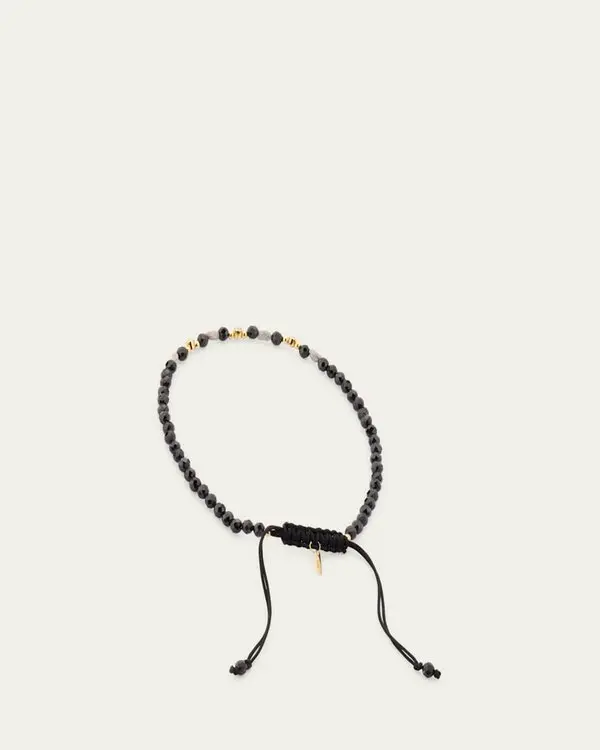 JAN LESLIE Spinel And Raw Diamond Bracelet
