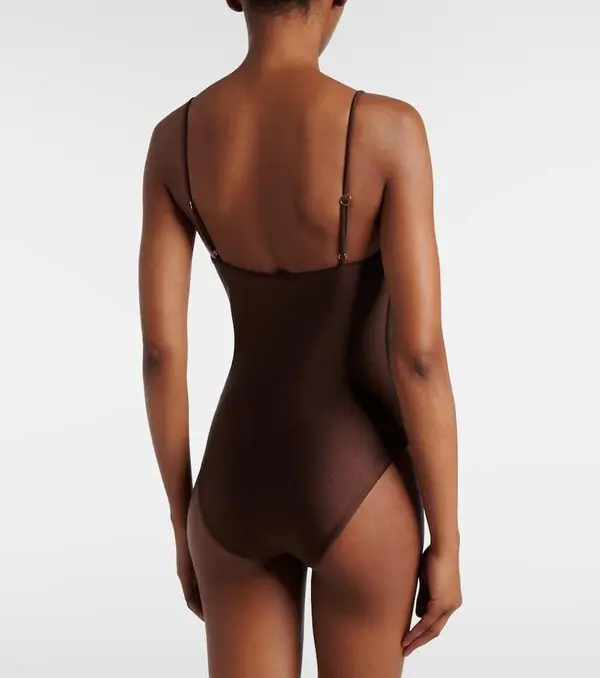 Jade Swim Layla One Piece Swimsuit - Brown