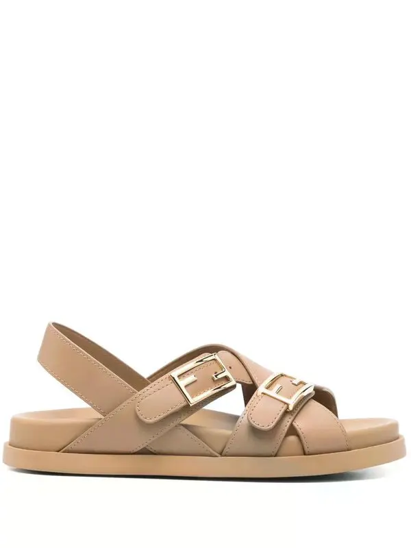 Fendi Leather Sandals