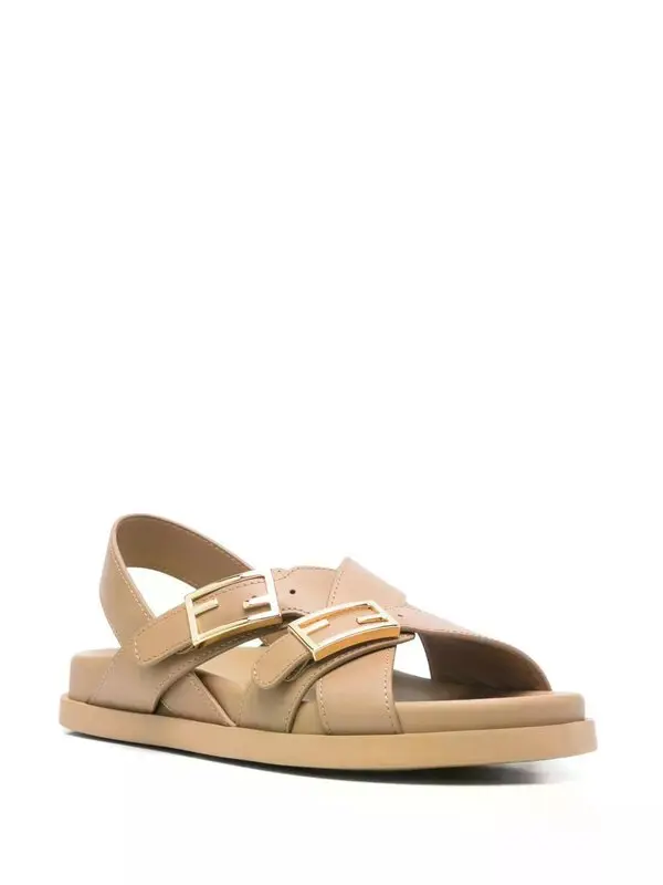 Fendi Leather Sandals