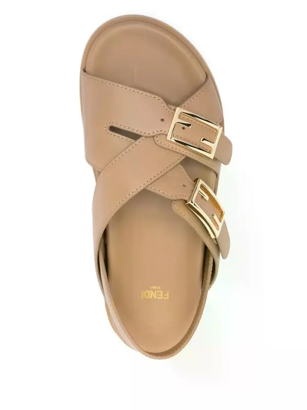 Fendi Leather Sandals