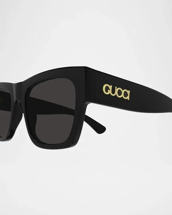 Gucci Rectangle Acetate Sunglasses