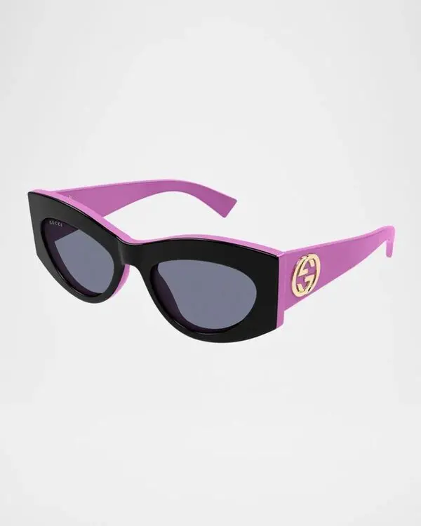 Gucci Cat-eye Recycled Acetate Sunglasses