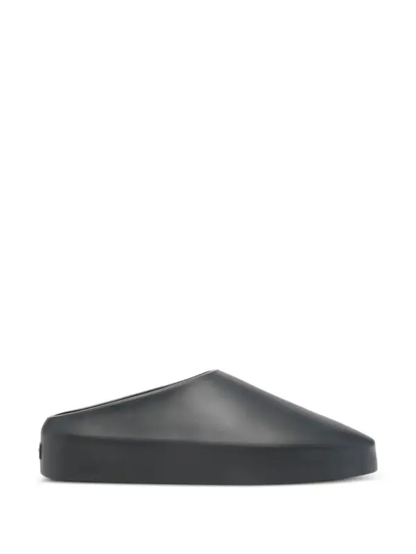 Fear Of God Logo-patch Slippers - Black