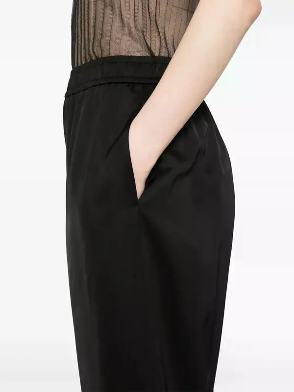 Goen.j Straight Trousers - Black