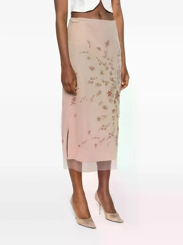 Fendi Layered Midi Skirt